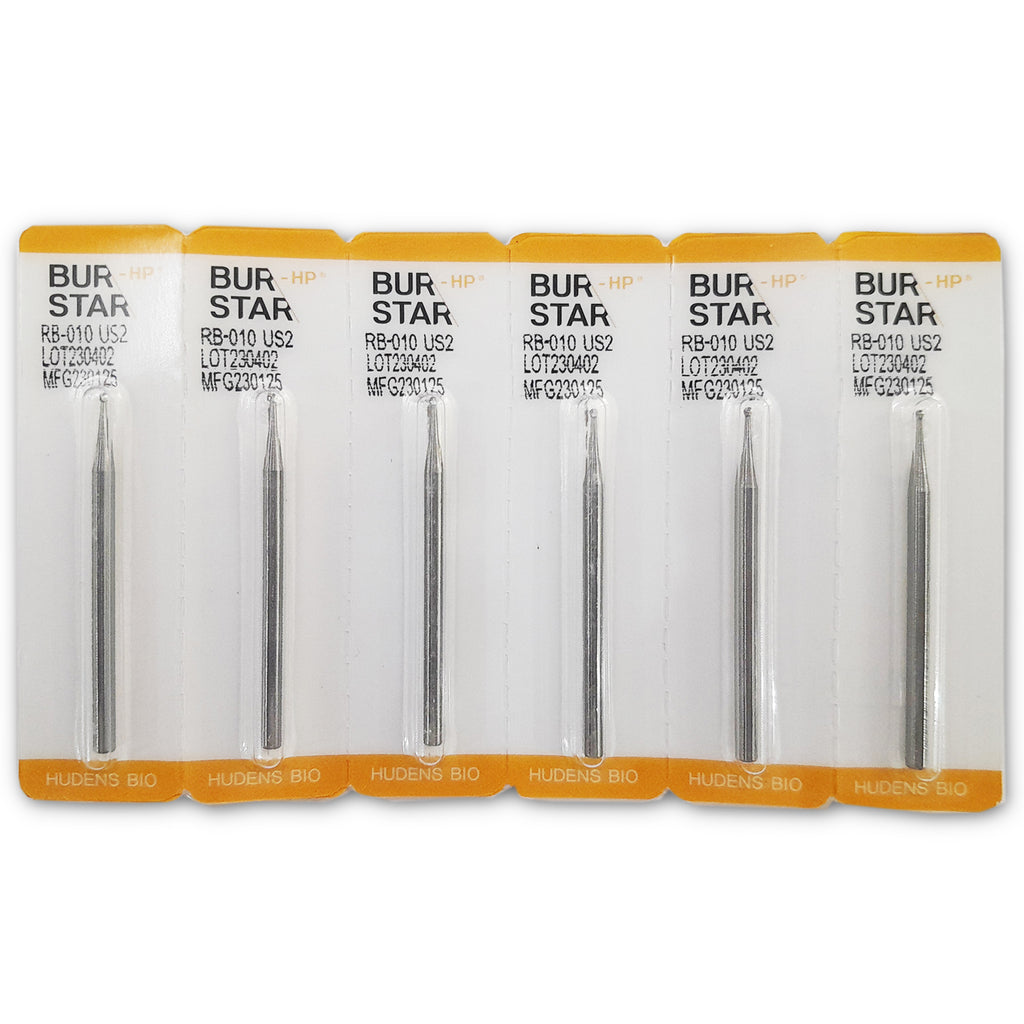 Bur Star- Hp Carbide Bur (Pack of 6) Dental Lab Material – Dental Prod