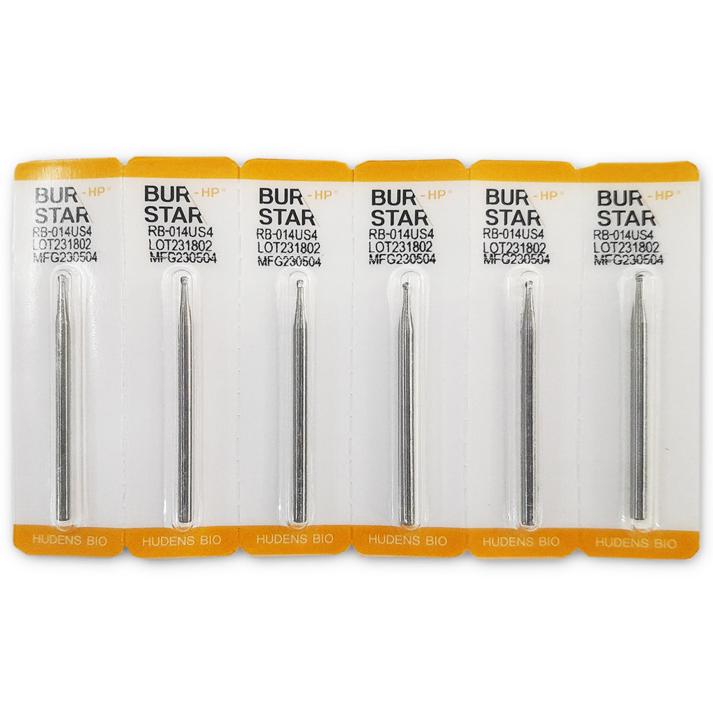 Bur Star- Hp Carbide Bur (Pack of 6) Dental Lab Material – Dental Prod