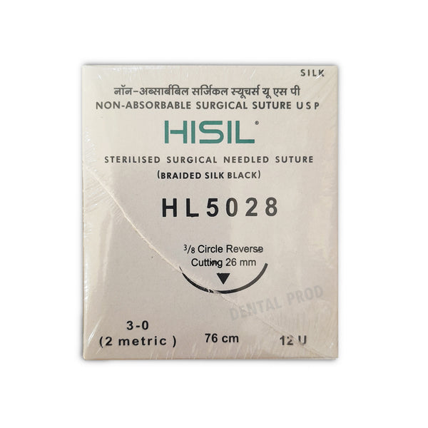 HISIL Non-Absorbable Surgical Needled Suture usp (HL 5028) – Dental Prod