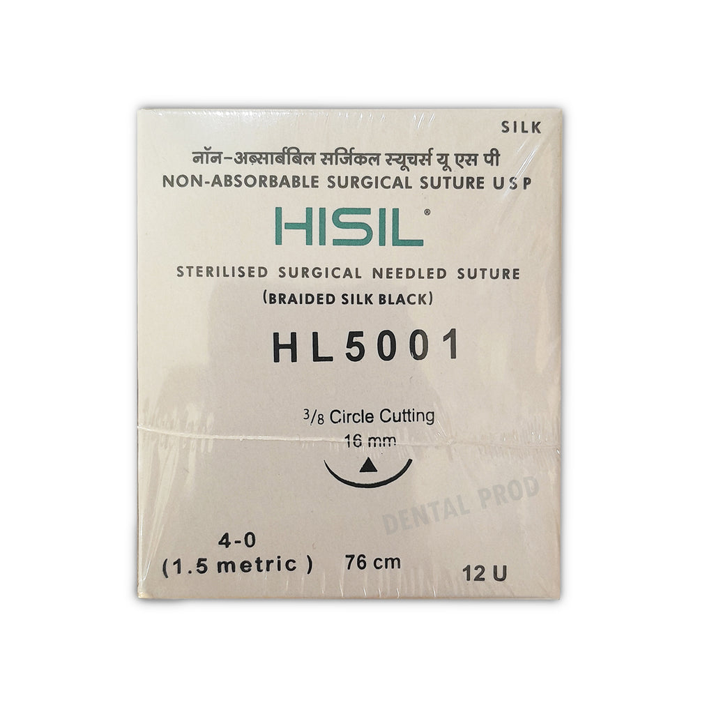 HISIL Non-Absorbable Surgical Needled Suture usp (HL 5001) – Dental Prod
