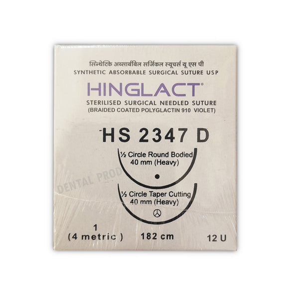 HINGLACT Absorbable Sterlised Surgical Needle Suture (HS 2347 D ...