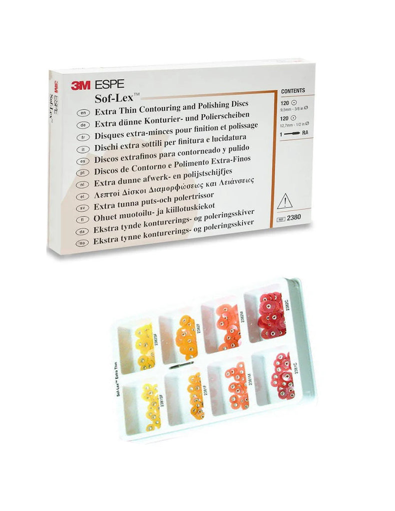 3M ESPE Soflex Polishing Discs Kit - 2380 Finishing and Polishing Dent ...