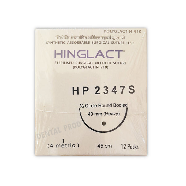 HINGLACT Absorbable Sterlised Surgical Needle Suture (HP 2347 S ...