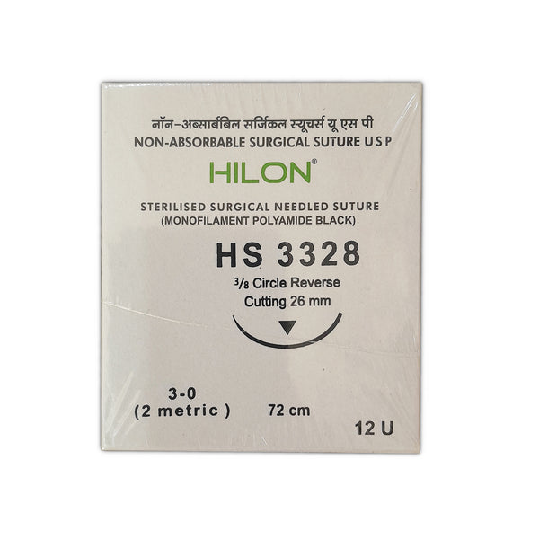 Hilon Non-Absorbable Sterlised Surgical Needle Sutures (HS-3328 ...