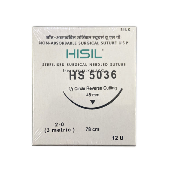 HISIL Non-Absorbable Surgical Needled Suture usp (HS 5036) – Dental Prod