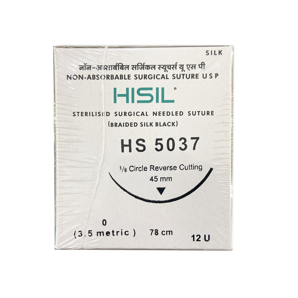 HISIL Non-Absorbable Surgical Needled Suture usp (HS 5037) – Dental Prod