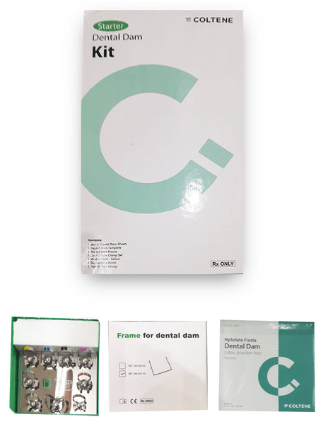 Coltene Rubber Dam Dental Starter Kit (Winged Kit - with Punch & Force ...