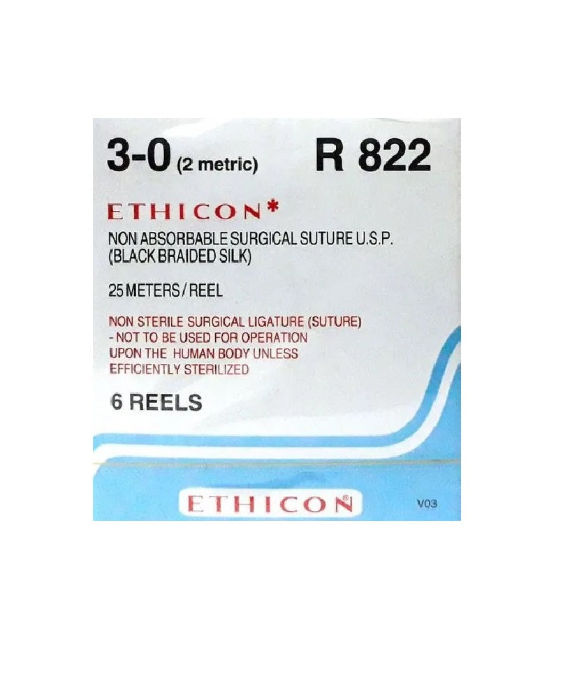 Ethicon #3-0 Non-Absorbable Surgical Suture (R 822) – Dental Prod