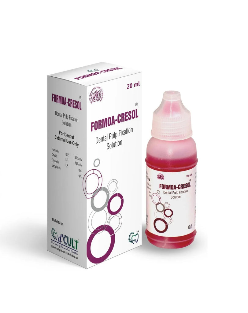 Pharmadent Forma-Cresol (20ml) Dental Pulp Fixation Solution – Dental Prod