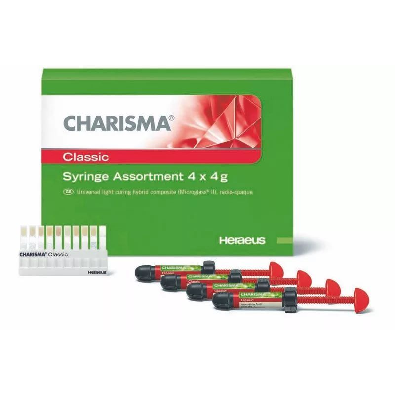 Kulzer Charisma Classic Kit 4x4g Syringe Kit + Gluma Bond Universal 5m – Dental Prod