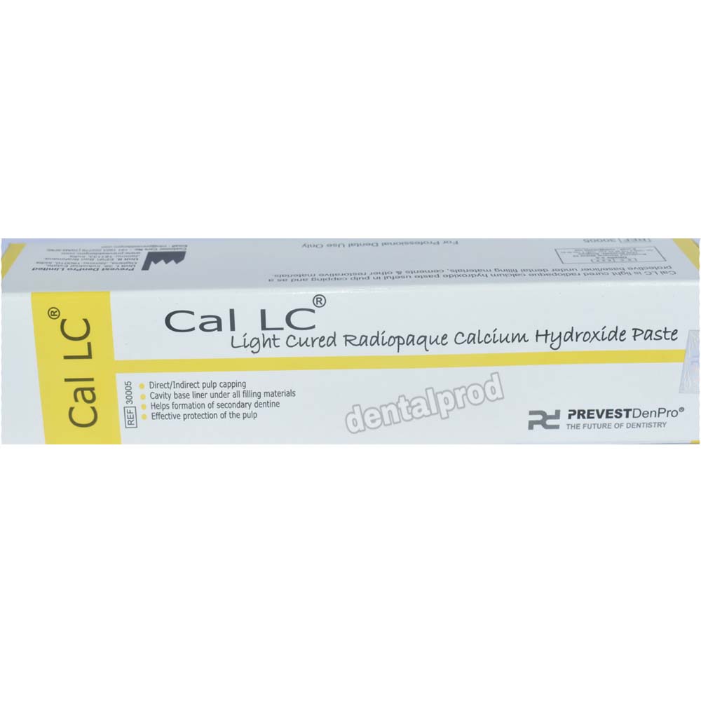 Prevest Cal LC -Light Cured Calcium Hydroxide Paste Dental Filling Mat ...