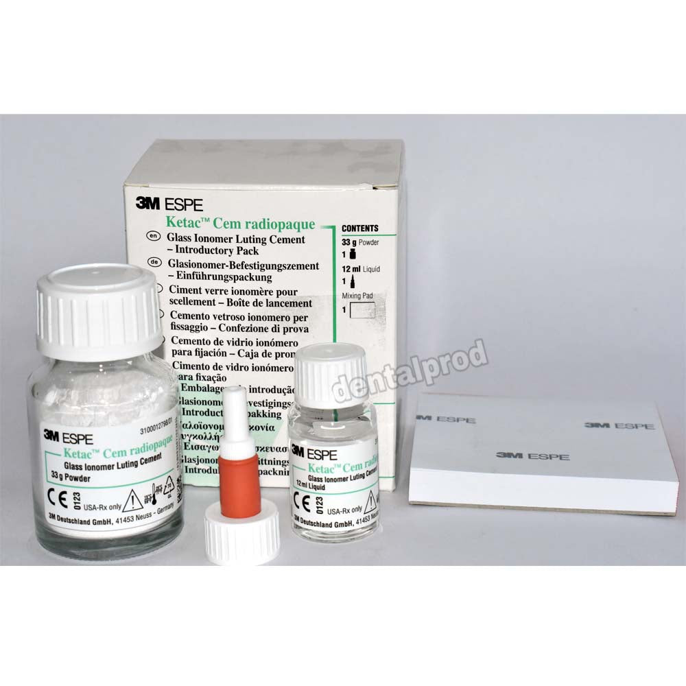 3M Ketac Cem GIC Luting Cement – Radiopaque Glass Ionomer Luting Cement ...