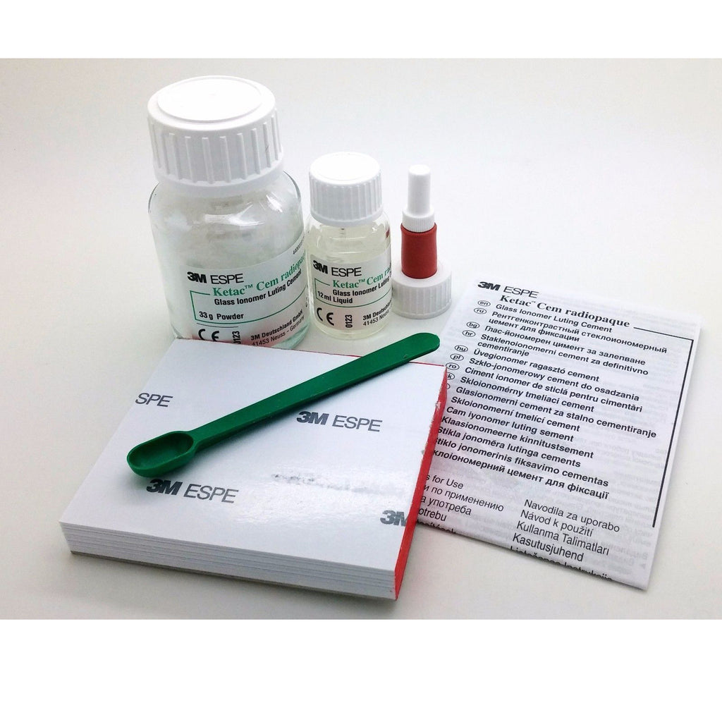 3M Ketac Cem GIC Luting Cement – Radiopaque Glass Ionomer Luting Cement ...