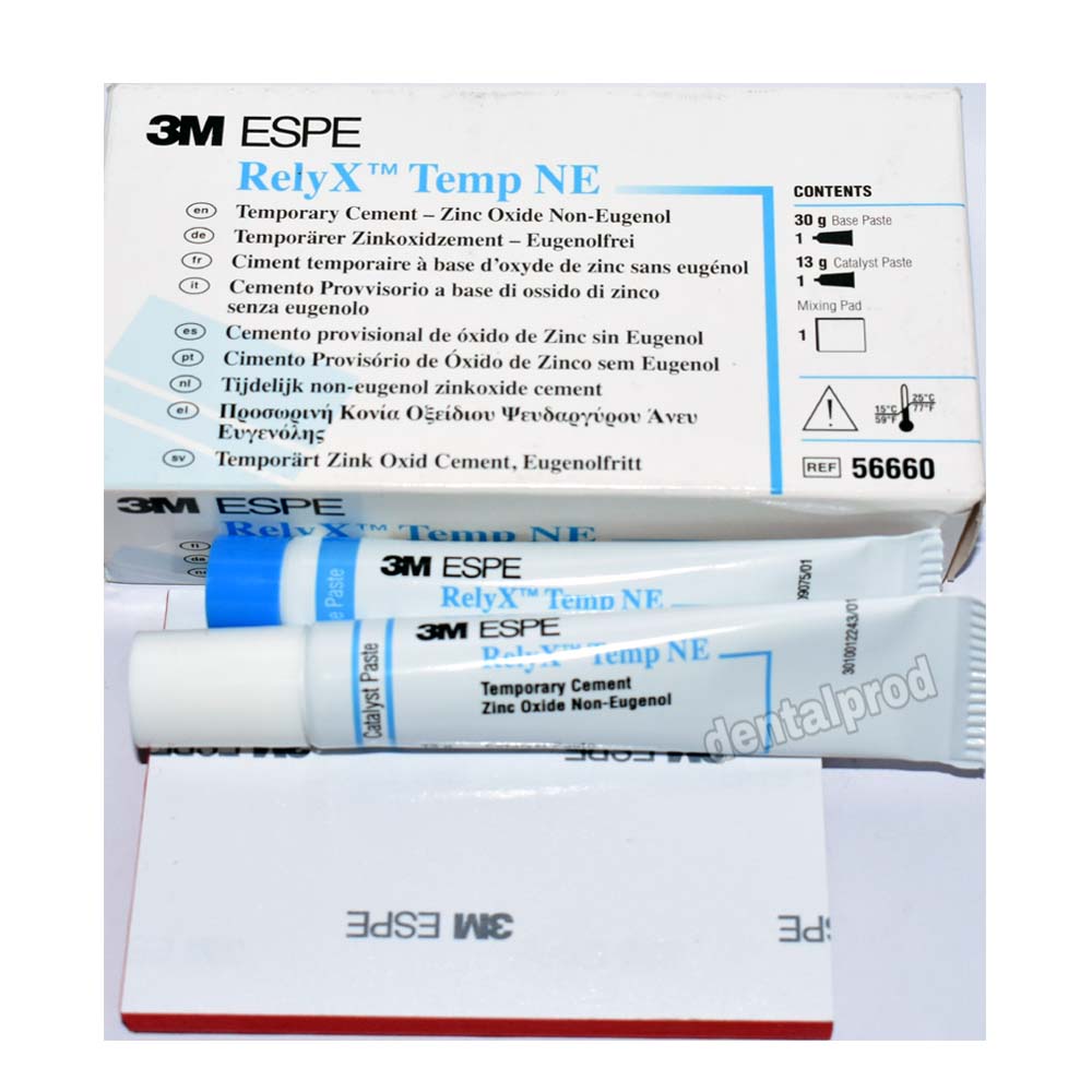 3M ESPE RelyX Temp NE (Non Eugenol Temporary Luting dental Cement ...